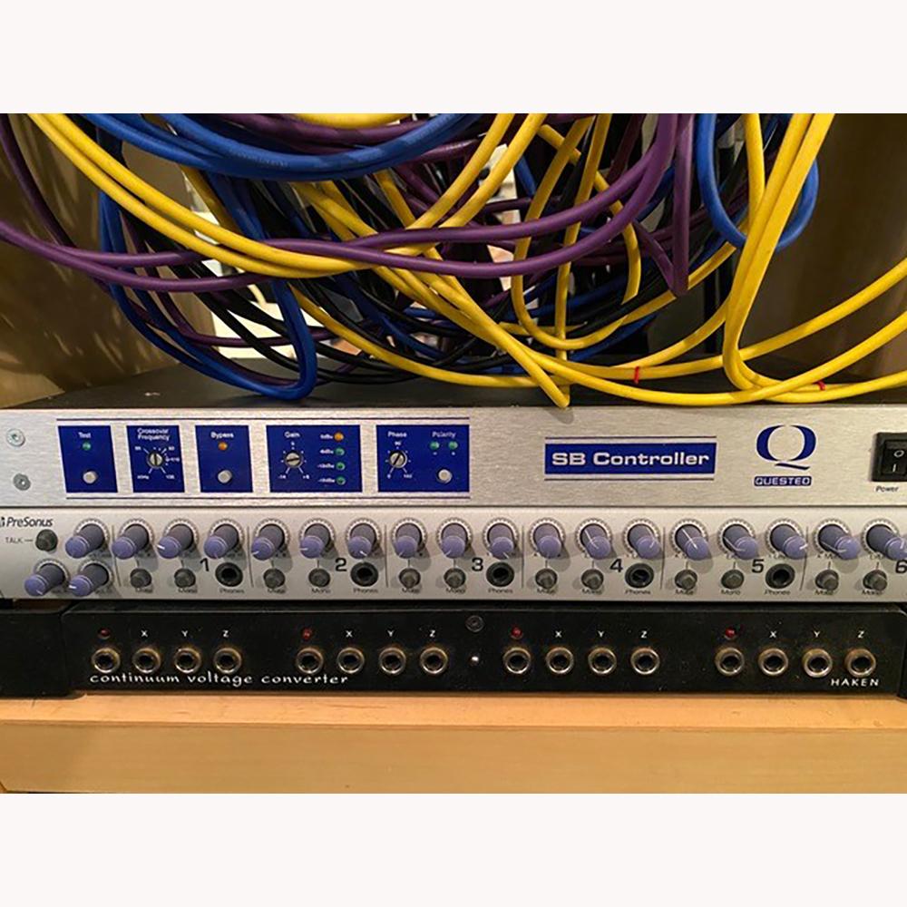 Used Quested SB10R MKII 10 inch Powered Sub-woofer with Amp and Contr