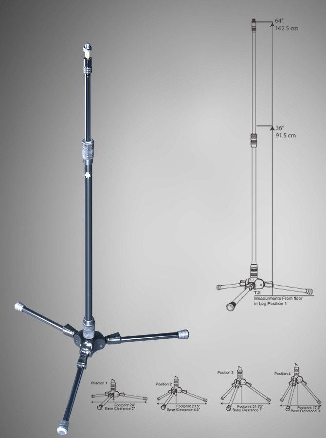 Triad-Orbit T2 Advanced Articulating Tripod Mic Stand